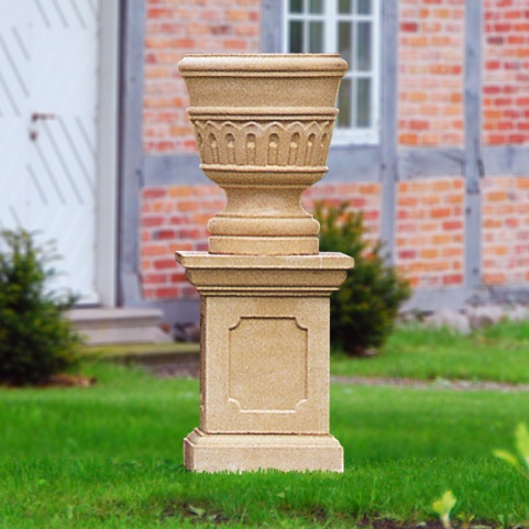 Garten Sockel antik für Skulpturen - Whitehall • Gartentraum.de