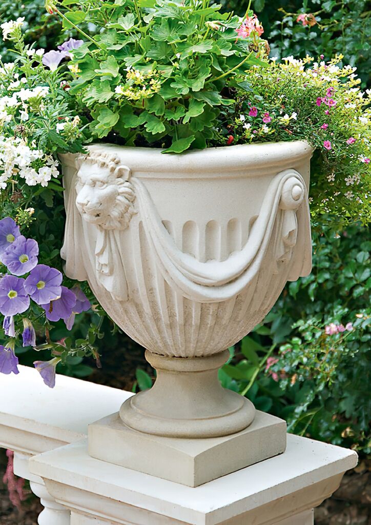 Garten Blumenvase antik - Colworth House / Terracotta