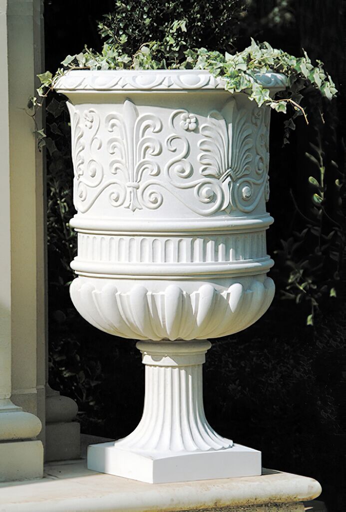 Garten Blumenamphore antik - Odell Castle / Terracotta