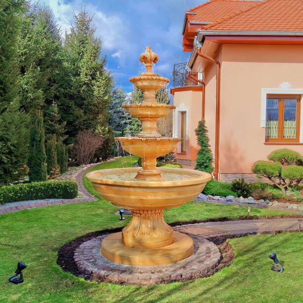 Kaskaden Springbrunnen aus Steinguss - Biagia