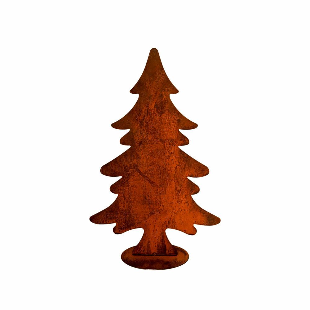 Nadelbaum Gartenfigur - Rost - Conifera